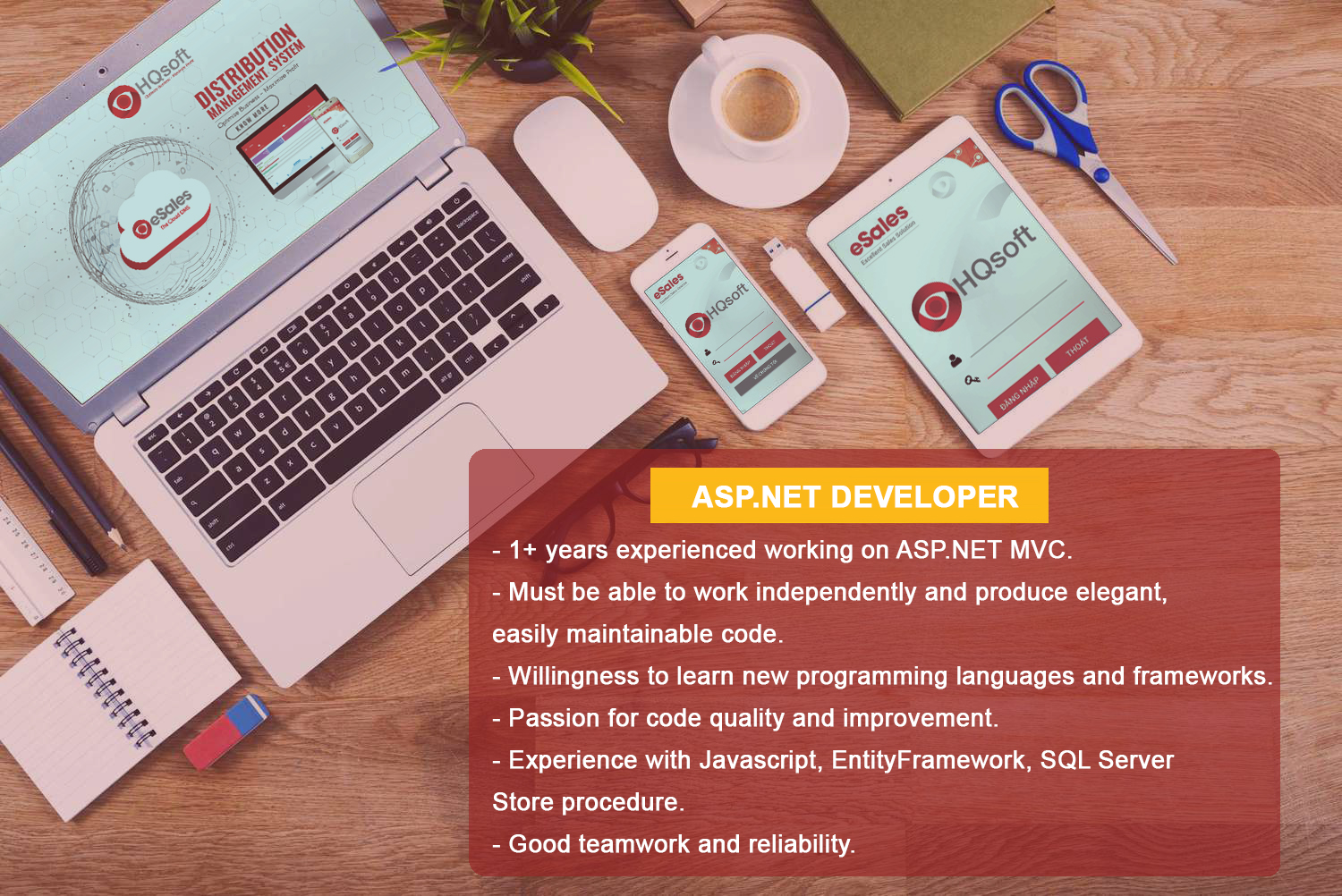 ASP.NET Developer - HQSoft ASP.NET Developer - HQSoft